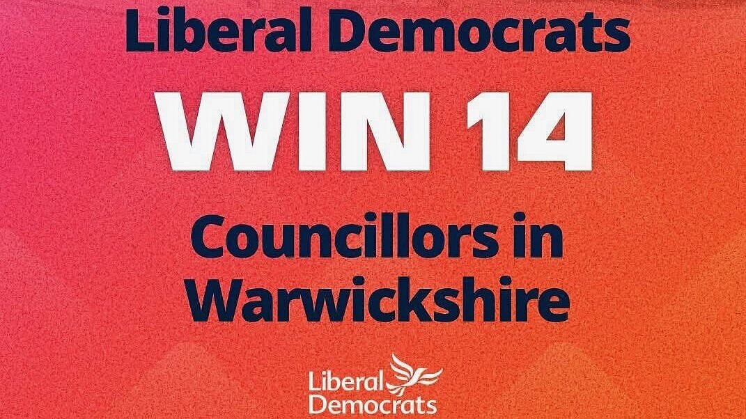 The Lib Dems have won 5 seats in Warwick District in the County Council ...